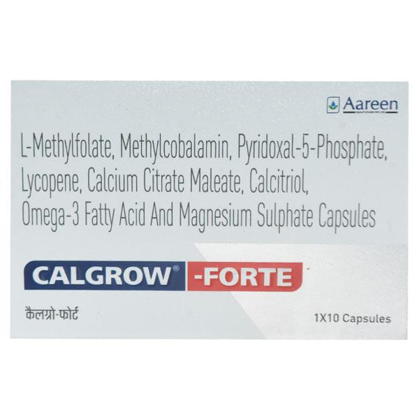 CALGROW FORTE Capsule 10's Price, Uses, Side effects, Substitutes | Netmeds