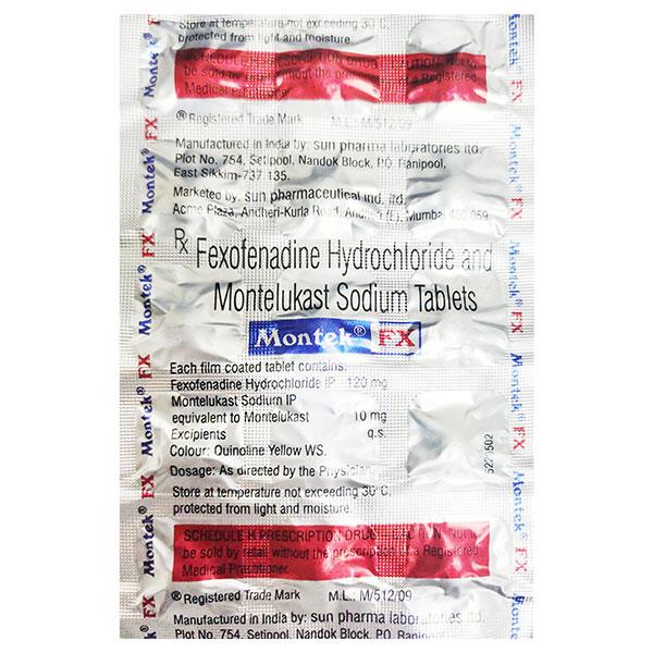 Buy MONTEK FX Tablet 15's Online at Upto 25% OFF | Netmeds