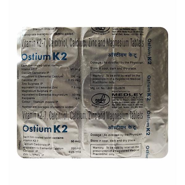 Buy Ostium K2 Tablet 15'S Online at Upto 25% OFF | Netmeds