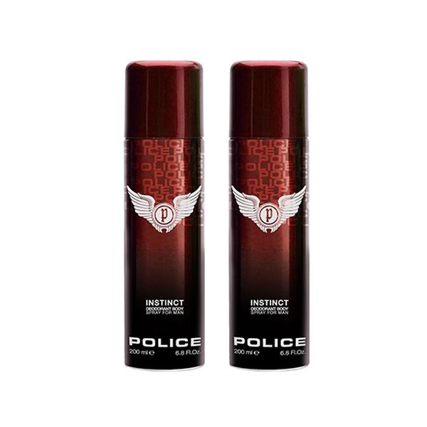 Buy Police Instinct Deodorant Spray 200ml + 200ml 2's Online at ...