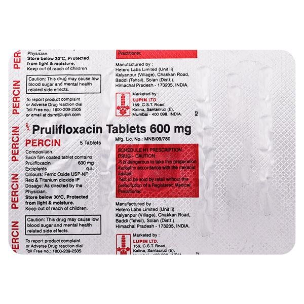 Buy Percin Tablet 5'S Online at Upto 25% OFF | Netmeds