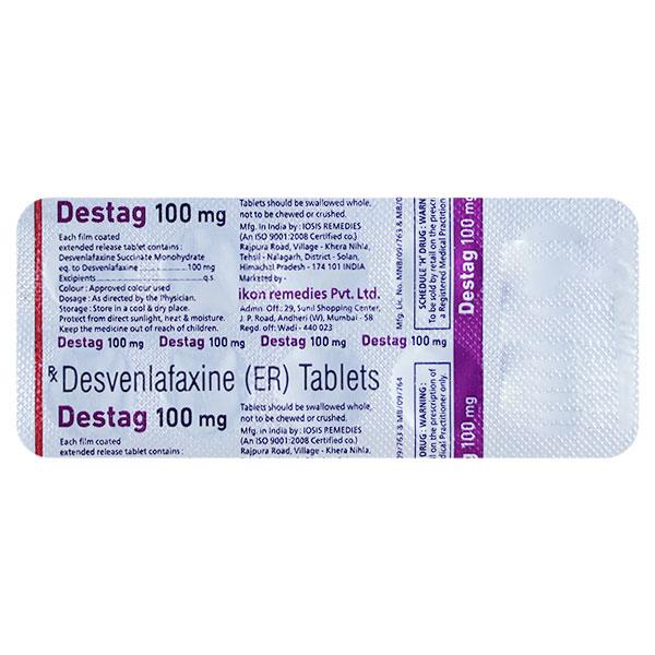 DESTAG 100mg Tablet 10's : Price, Uses, Side Effects | Netmeds