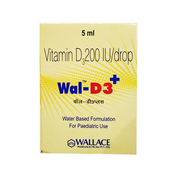 Buy WAL D3 Plus 200IU Drops 5ml Online at Upto 25% OFF | Netmeds
