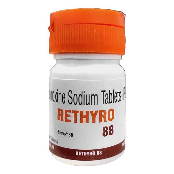 RETHYRO 88 Tablet 120's Price, Uses, Side effects, Substitutes | Netmeds