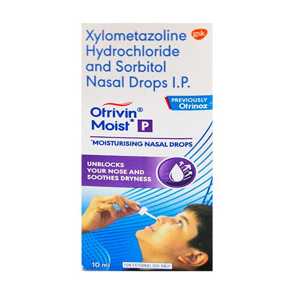 OTRIVIN MOIST P Nasal Drops 10ml Price, Uses, Side effects, Substitutes ...