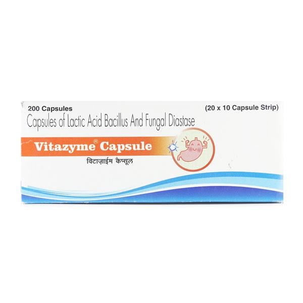Vitazyme Capsule 10'S : Price, Uses, Side Effects | Netmeds