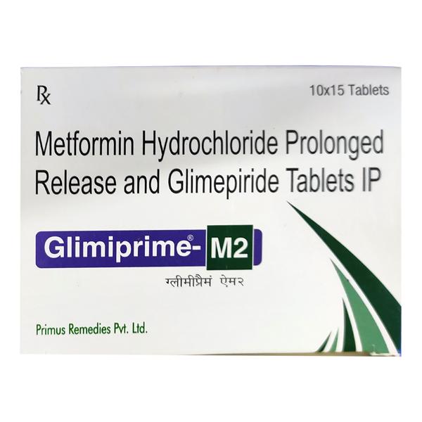 Buy GLIMIPRIME M 2 Tablet 15's Online at Upto 25% OFF | Netmeds