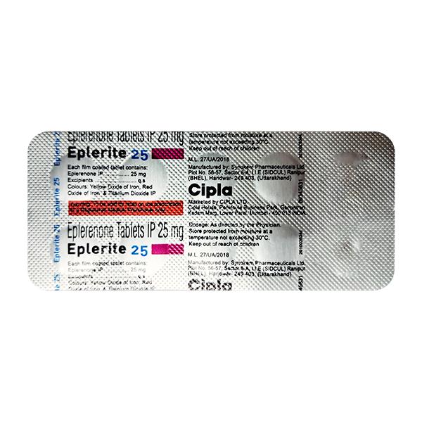EPLERITE 25 Tablet 10's : Uses, Side Effects, Price | Netmeds