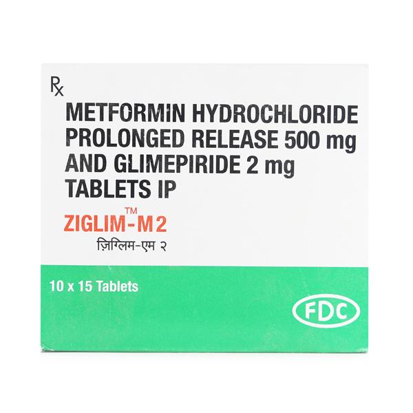 Ziglim M 2Mg Tablet 15's Price, Uses, Side effects, Substitutes | Netmeds