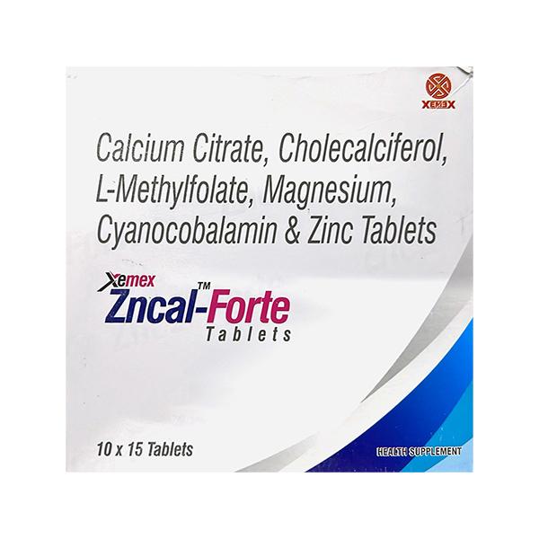 ZNCAL FORTE Tablet 15's Price, Uses, Side effects, Substitutes | Netmeds