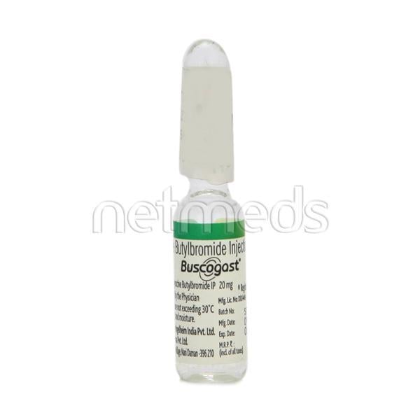 Buy Buscogast Injection 1ml Online at Upto 25% OFF | Netmeds