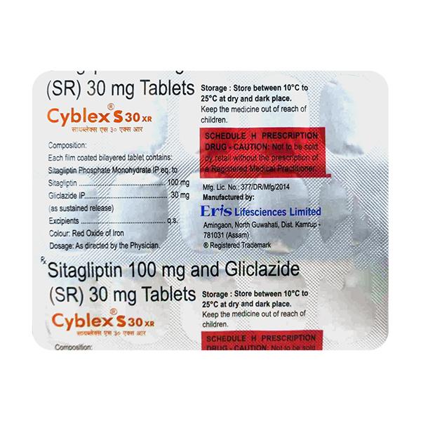 Buy CYBLEX S 30 XR Tablet 15's Online | Netmeds
