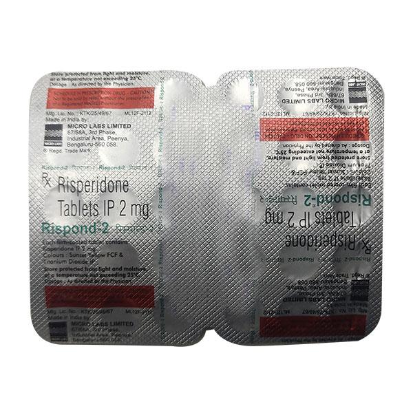 RISPOND 2 Tablet 15's Price, Uses, Side effects, Substitutes | Netmeds