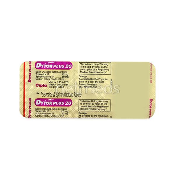 Dytor Plus 20mg Tablet 10'S : Uses, Side Effects, Price | Netmeds