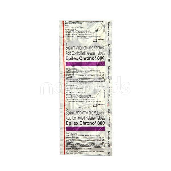 Epilex Chrono 300mg Tablet 10'S : Price, Uses, Side Effects | Netmeds