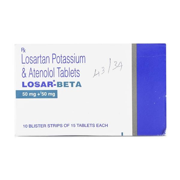 LOSAR BETA Tablet 15's : Price, Uses, Side Effects | Netmeds