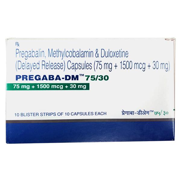 PREGABA DM 75/30 Capsule 10's