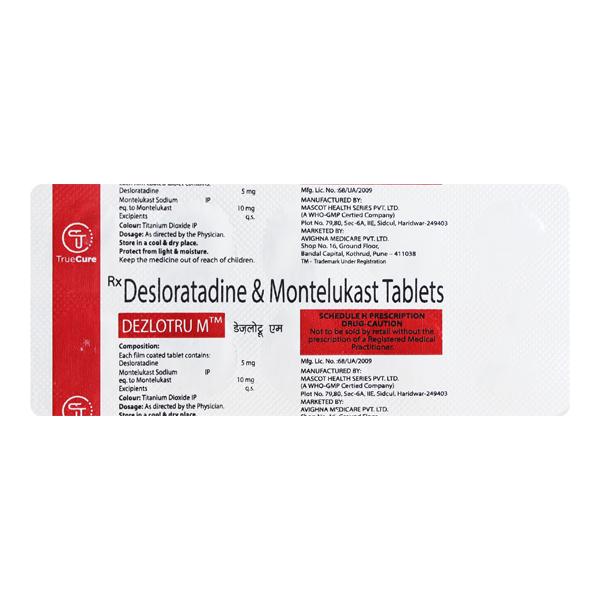 DEZLOTRU M Tablet 10's Price, Uses, Side effects, Substitutes | Netmeds