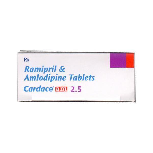 CARDACE AM 2.5 Tablet 15's : Price, Uses, Side Effects | Netmeds