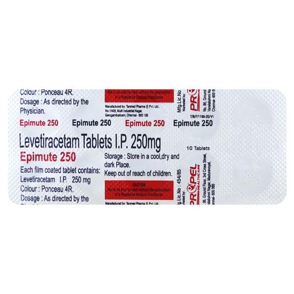 Buy EPIMUTE 250 Tablet 10's Online at Upto 25% OFF | Netmeds