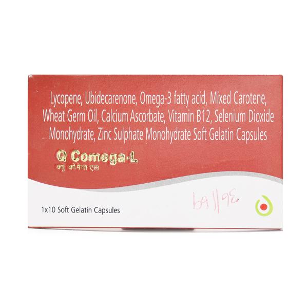 Q COMEGA L Capsule 10's Price, Uses, Side effects, Substitutes | Netmeds