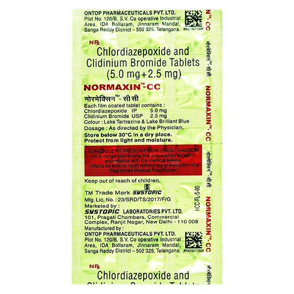 Normaxin CC Tablet 15'S - Price, Uses, Side Effects, and Substitutes ...