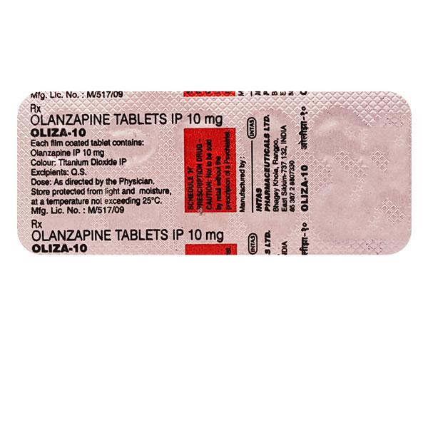 Oliza 10mg Tablet 10'S Price, Uses, Side effects, Substitutes | Netmeds