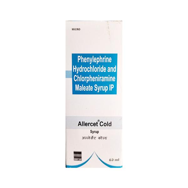 Buy Allercet Cold Syrup 60ml Online at Upto 25% OFF | Netmeds