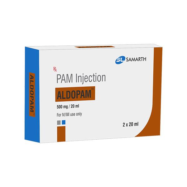 Buy Aldopam 500mg Injection 20ml Online at Upto 25% OFF | Netmeds