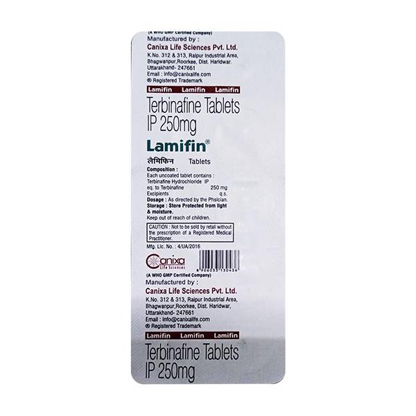 Buy LAMIFIN Tablet 10's Online at Upto 25% OFF | Netmeds