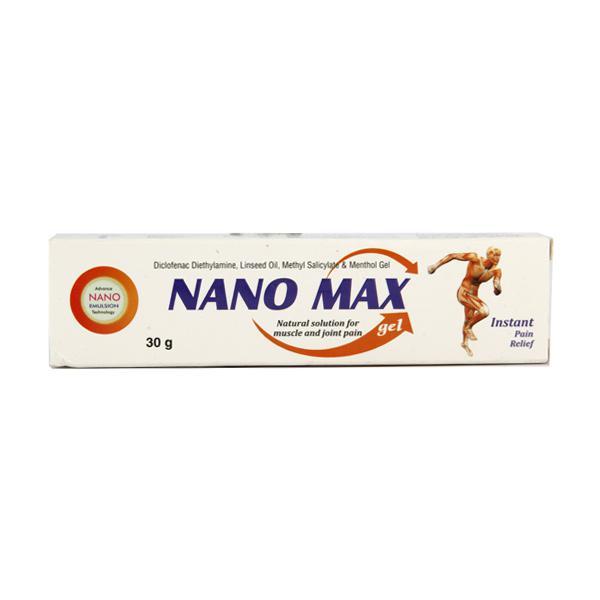 Nano Max Gel(Topical) 30gm Price, Uses, Side effects, Substitutes | Netmeds