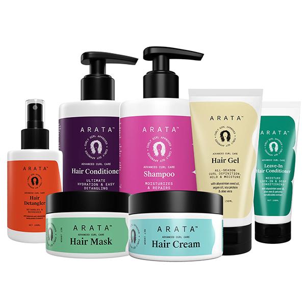 Buy Arata Advanced Curl Care Complete Regime 8 Potent, Sulfate ...