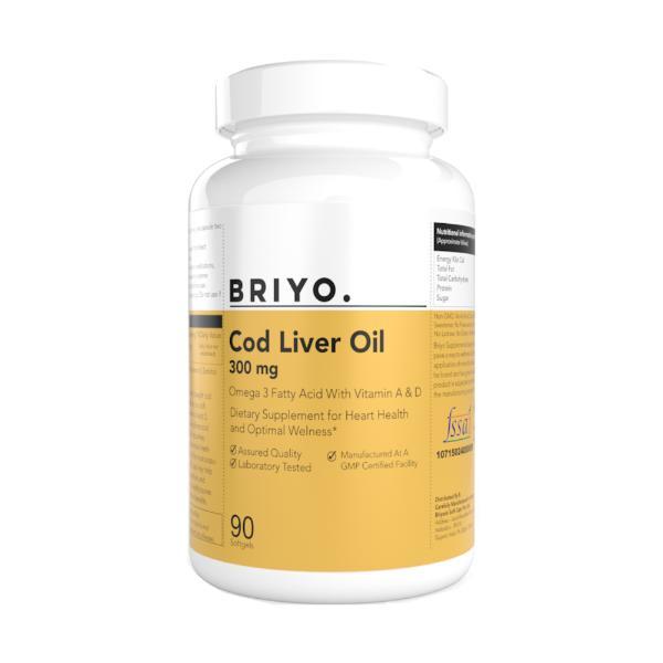 Buy Briyo Cod Liver Oil 300 mg Softgel Capsule 90's Online at Discounted Price | Netmeds