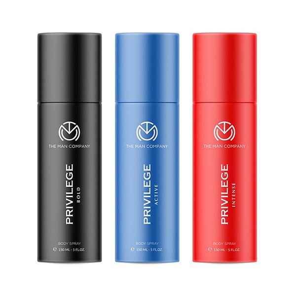 Buy The Man Company Premium Grooming Essential for Men Body Spray Trio ...