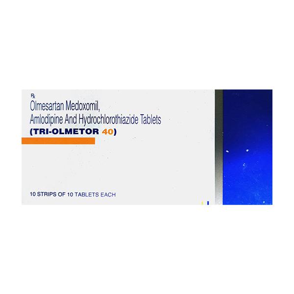 TRI Olmetor 40mg Tablet 10'S : Price, Uses, Side Effects | Netmeds