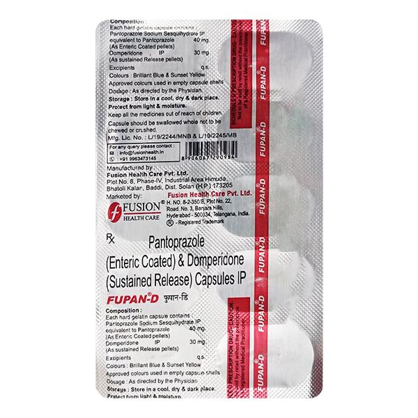 Buy FUPAN D Capsule 10's Online at Upto 25% OFF | Netmeds