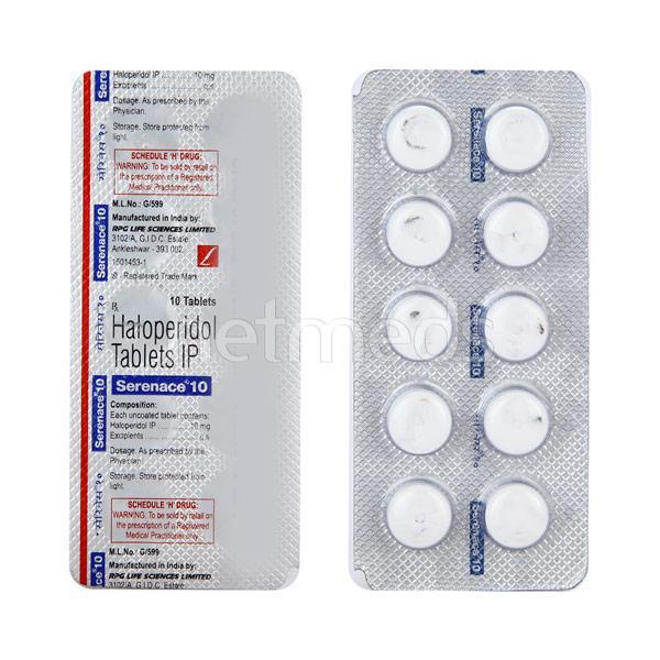 Serenace 10mg Tablet 10'S - Price, Uses, Side Effects, and Substitutes ...