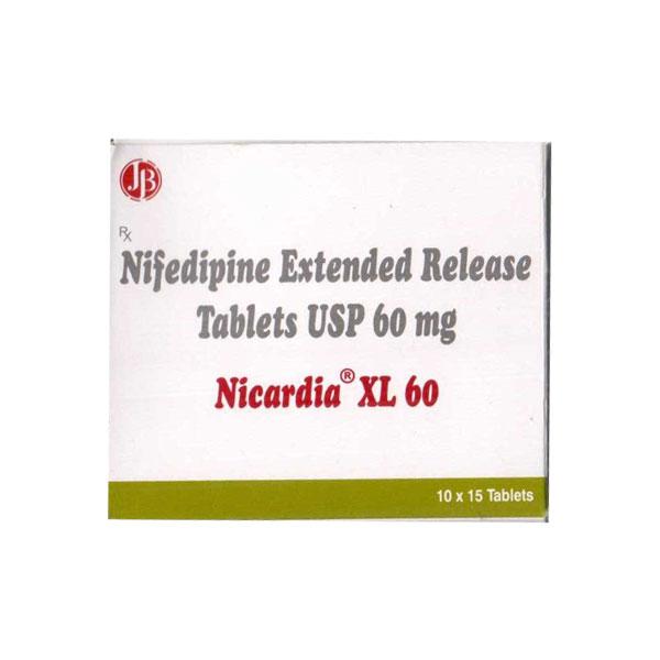 NICARDIA XL 60 Tablet 15's : Price, Uses, Side Effects | Netmeds