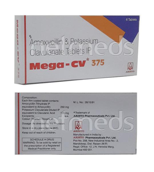 Buy Mega CV 375mg Tablet 6'S Online at Upto 25% OFF | Netmeds