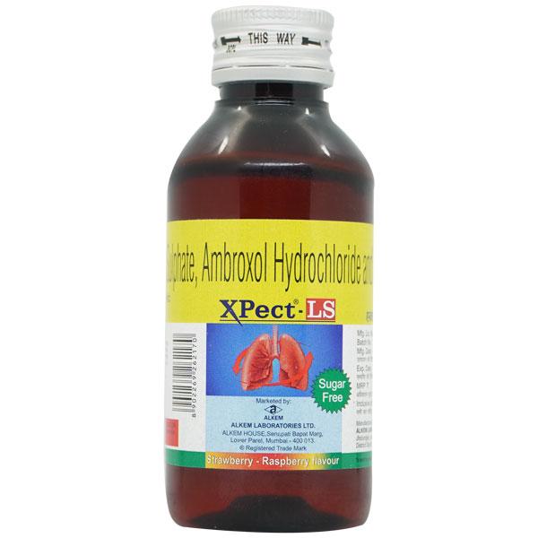 Buy XPECT LS SUGAR FREE STRAWBERRY RASPBERRY FLAVOUR Syrup 100ml Online ...