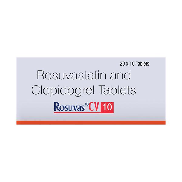 Buy ROSUVAS CV 10mg Tablet 10's Online at Upto 20% OFF | Netmeds