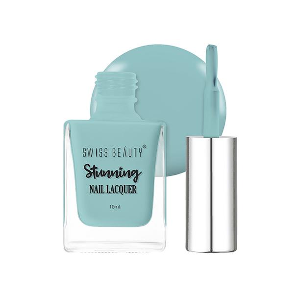 Buy Swiss Beauty Stunning Nail Lacquer Shade - F1037376 - Pool Blue 10 ...