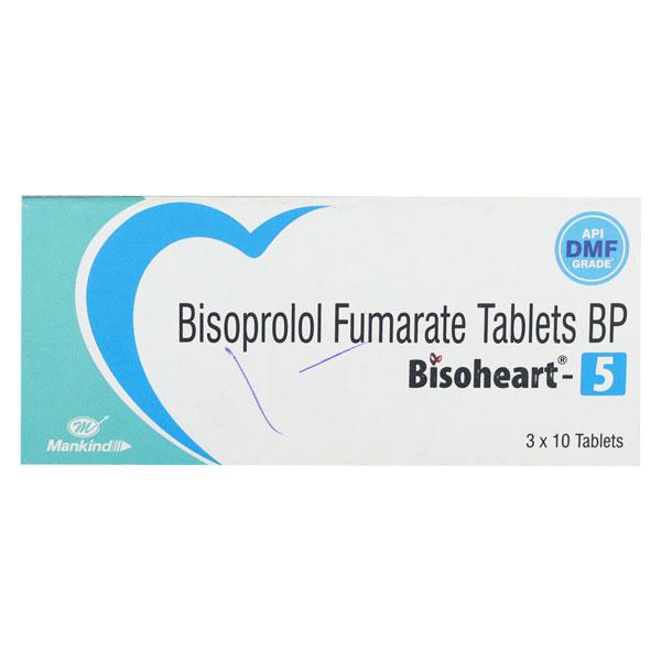 Bisoheart 5mg Tablet 10'S : Price, Uses, Side Effects | Netmeds