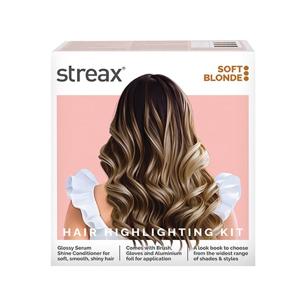 Buy Streax Ultralights Hair Colour Highlight Kit, Blonde Hair Colour ...