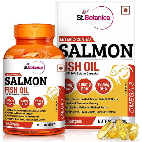 Buy St.Botanica Salmon Fish Oil Softgel 60's Online at Best Price ...