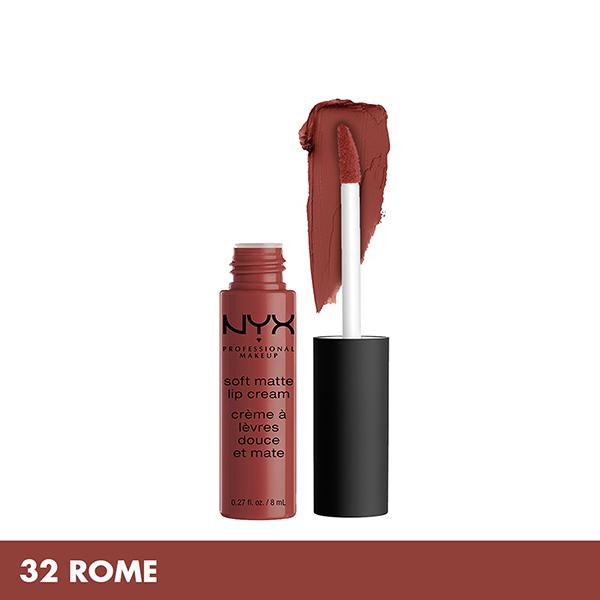Buy NYX Professional Makeup Soft Matte Lip Cream - Rome 8 ml Online at ...