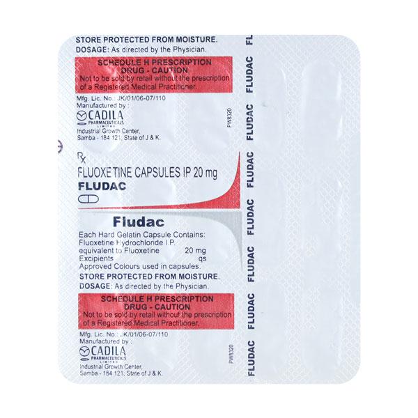 Fludac 20mg Capsule 15'S : Price, Uses, Side Effects | Netmeds