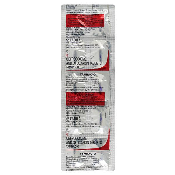 Tambac O Tablet 10'S : Price, Uses, Side Effects | Netmeds