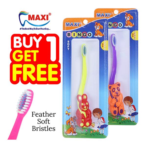 Maxi Bingo Junior Toothbrush (1 Get 1 Free) 1's Online at Best Price ...