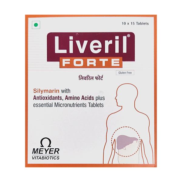 LIVERIL FORTE GLUTEN FREE Tablet 15's Price, Uses, Side effects ...